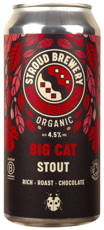 Stroud Organic Big Cat Stout | Organic Beer | Vintage Roots